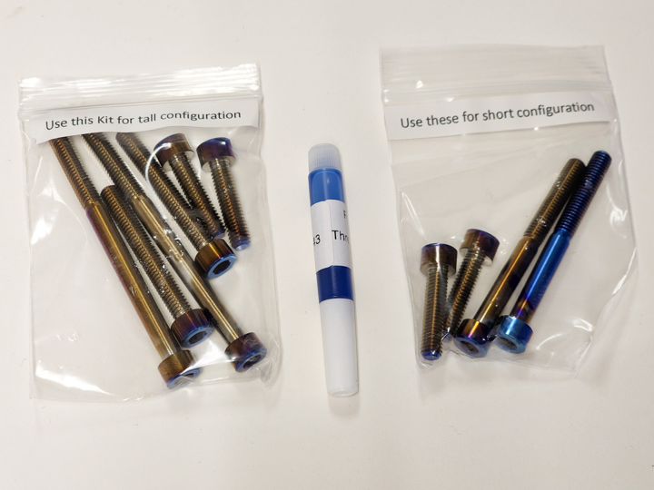 Surron Light Bee/Talaria Sting Bar Mount Titanium Bolt Kit By Warp 9 ...