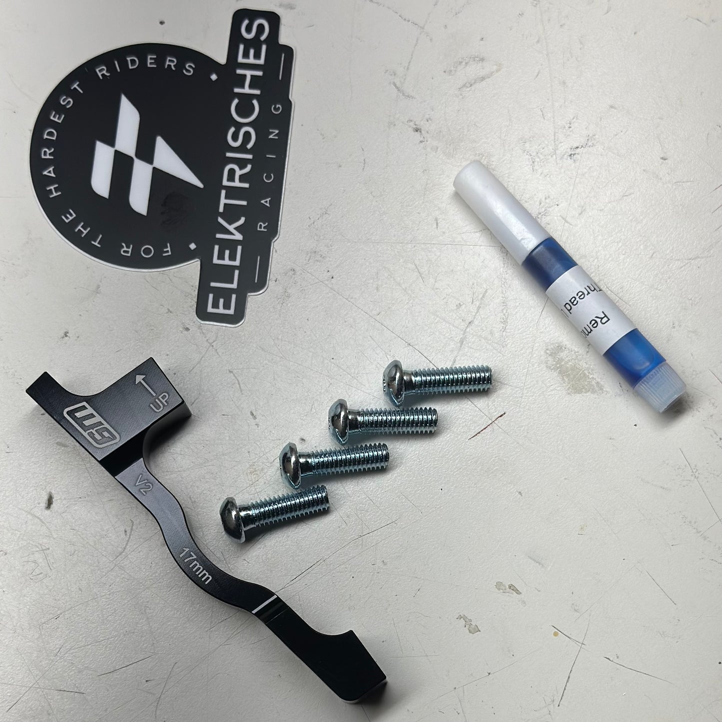 E-Moto 220mm Front Brake Rotor Adapter by Warp 9 – Elektrisches Racing