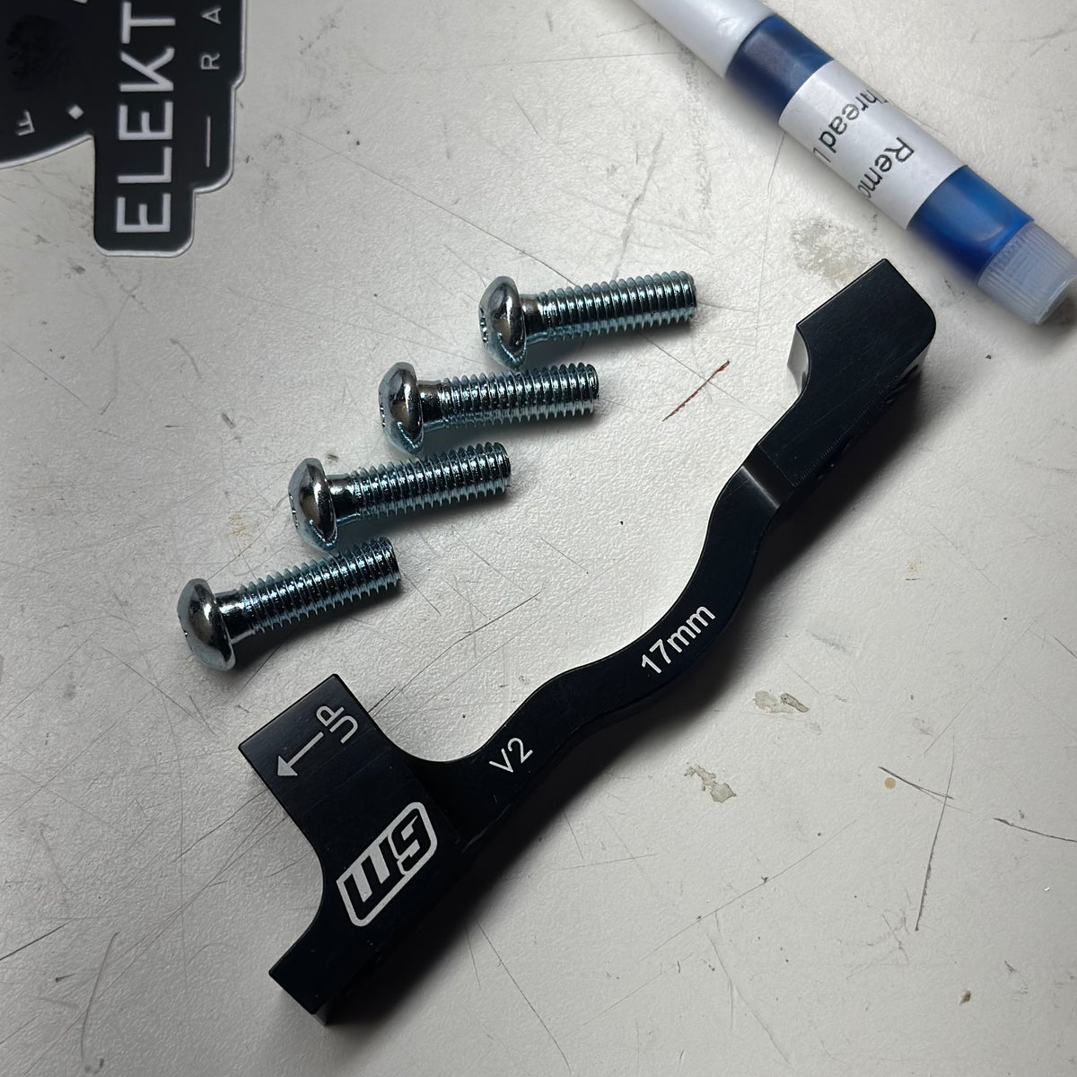 E-Moto 220mm Front Brake Rotor Adapter by Warp 9 – Elektrisches Racing